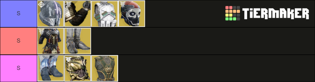 D2 Exotic Armor Tier List (Community Rankings) - TierMaker