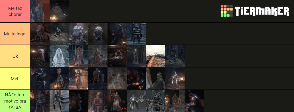 Dark Souls 3 - NPCs Tier List (Community Rankings) - TierMaker