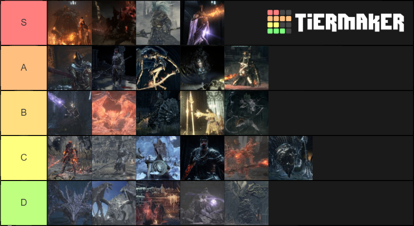 Dark Souls 3 Tier List (Community Rankings) - TierMaker