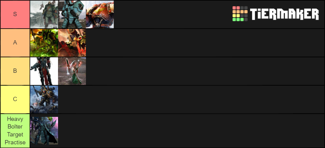 Dawn of War: Soulstorm Tier List (Community Rankings) - TierMaker