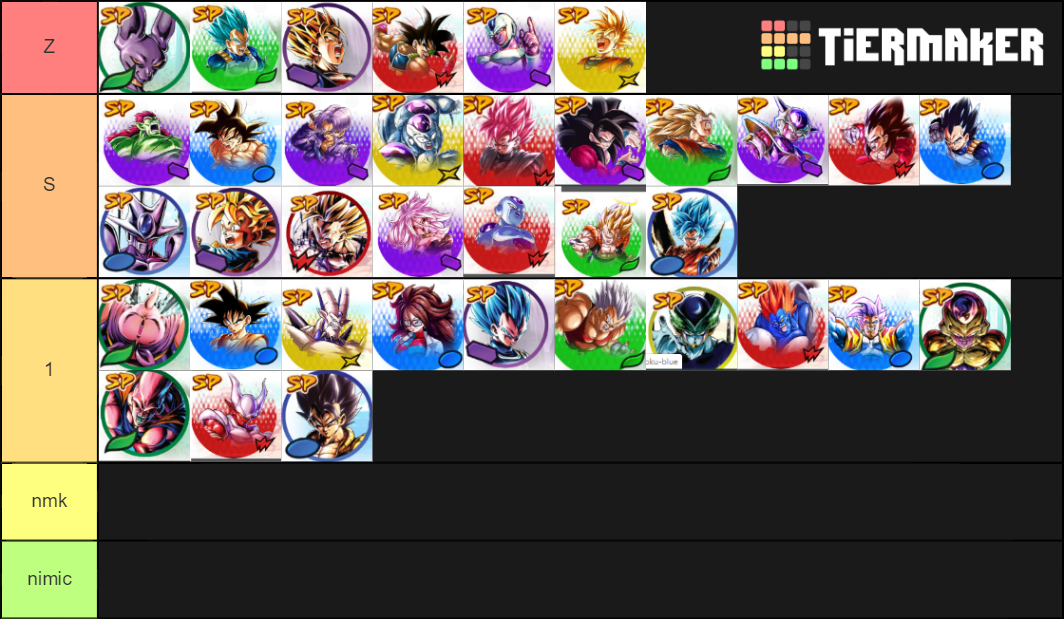 db legends super oo Tier List (Community Rankings) - TierMaker