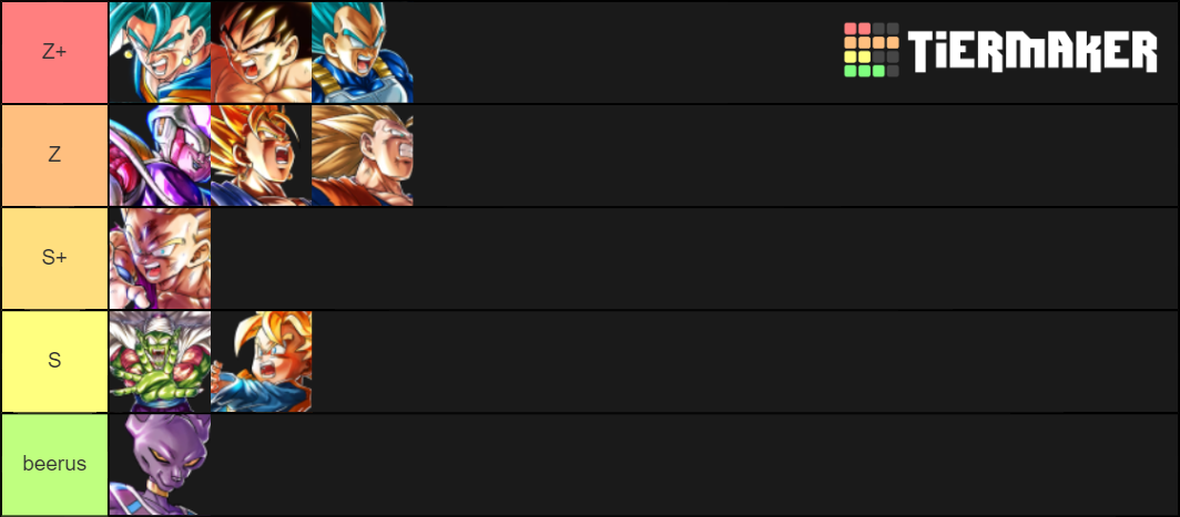 DBL LF Tier Tier List (Community Rankings) - TierMaker