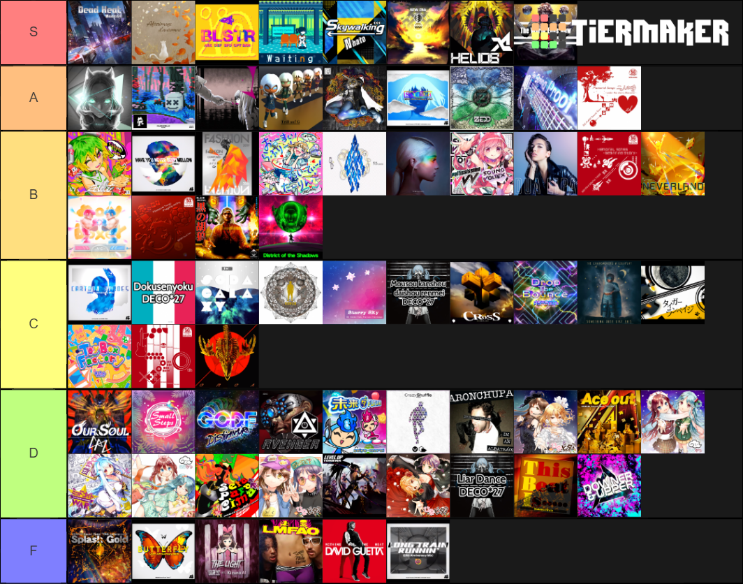 DDR A20 Song 3.0 Tier List (Community Rankings) - TierMaker