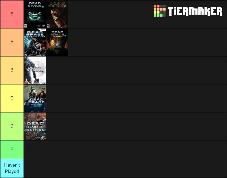 Dead Space Games and DLC/Expansions Tier List (Community Rankings ...