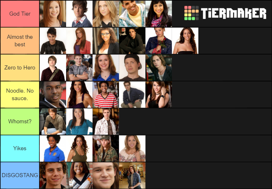 Degrassi Cast Tier List (Community Rankings) - TierMaker