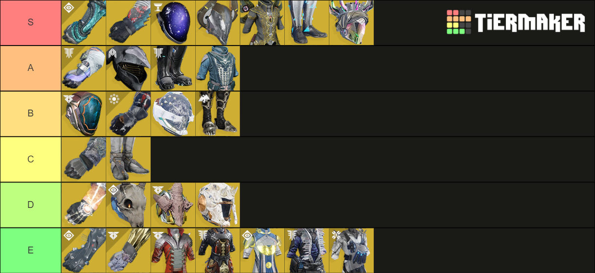 Destiny 2 Season 11 Warlock PvP Exotics Tier List (Community Rankings ...