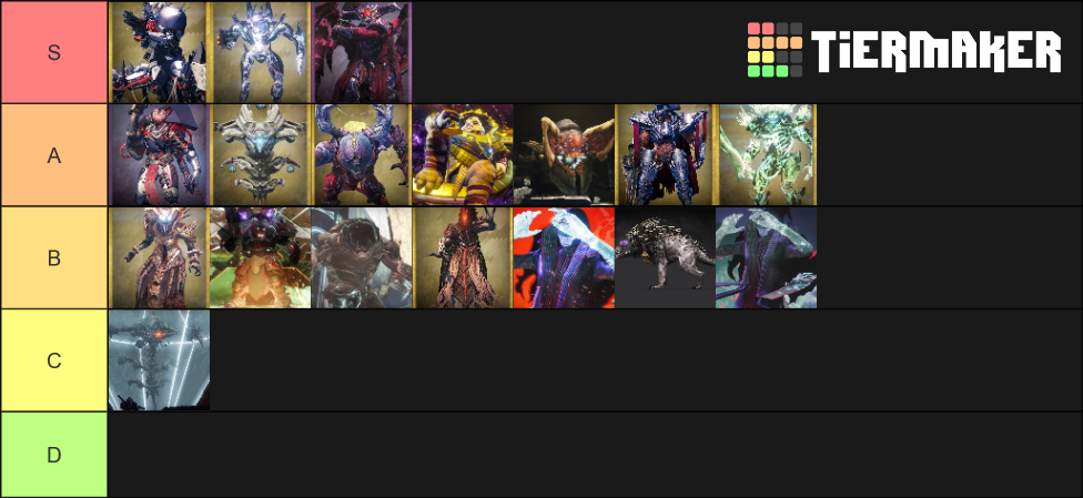 Destiny Bosses Tier List (Community Rankings) - TierMaker