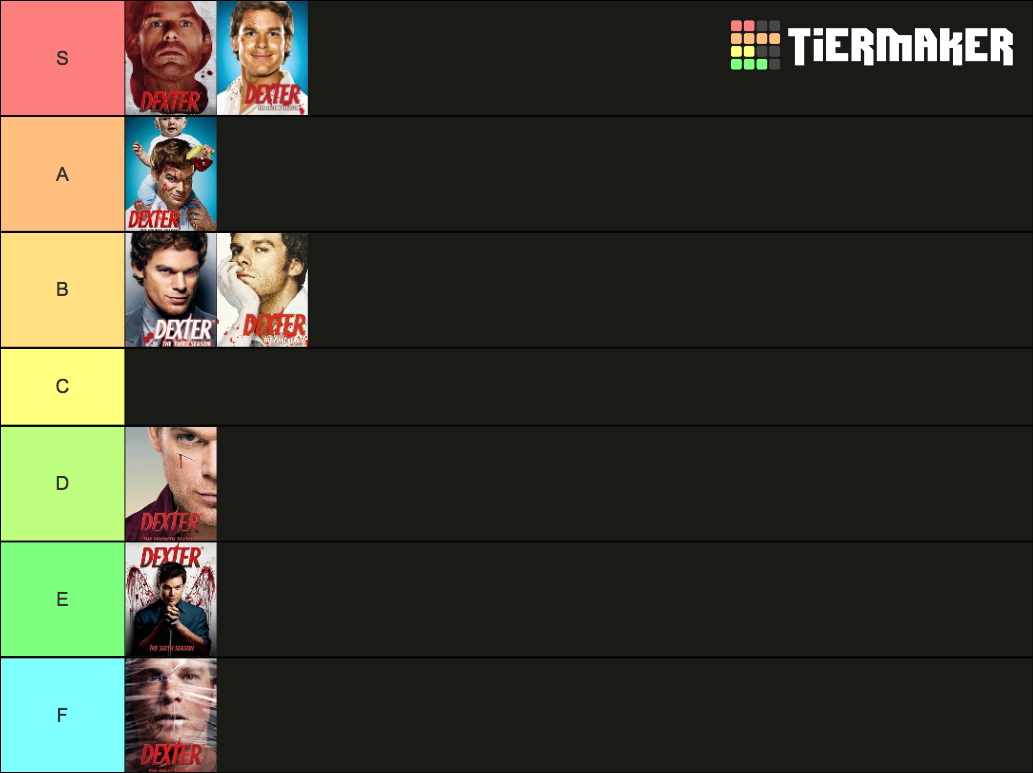 Dexter Seasons Tier List (Community Rankings) - TierMaker