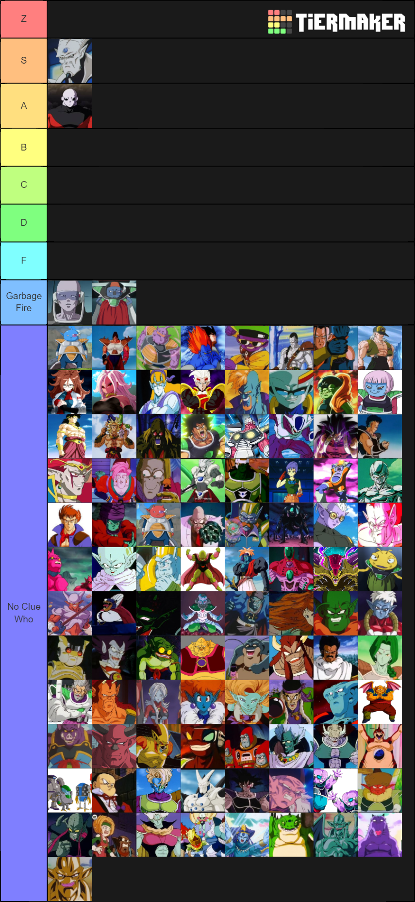 Dragon Ball Antagonists DB/Z/S/GT Tier List (Community Rankings ...