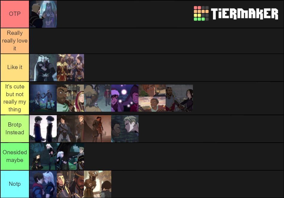 dragon prince ships Tier List (Community Rankings) - TierMaker