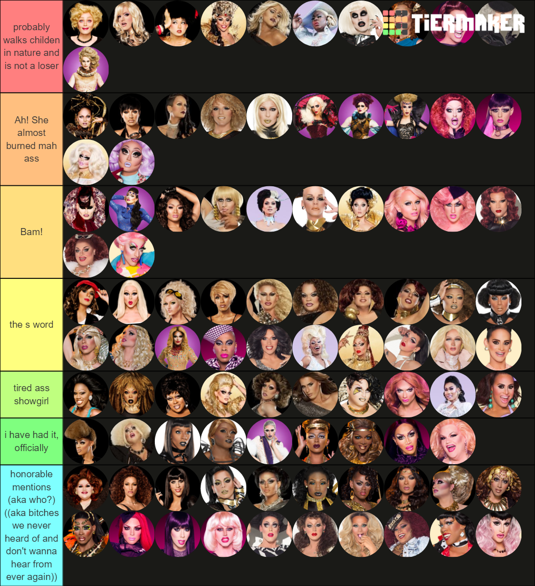 Drag Race Queens Tier List (Community Rankings) - TierMaker