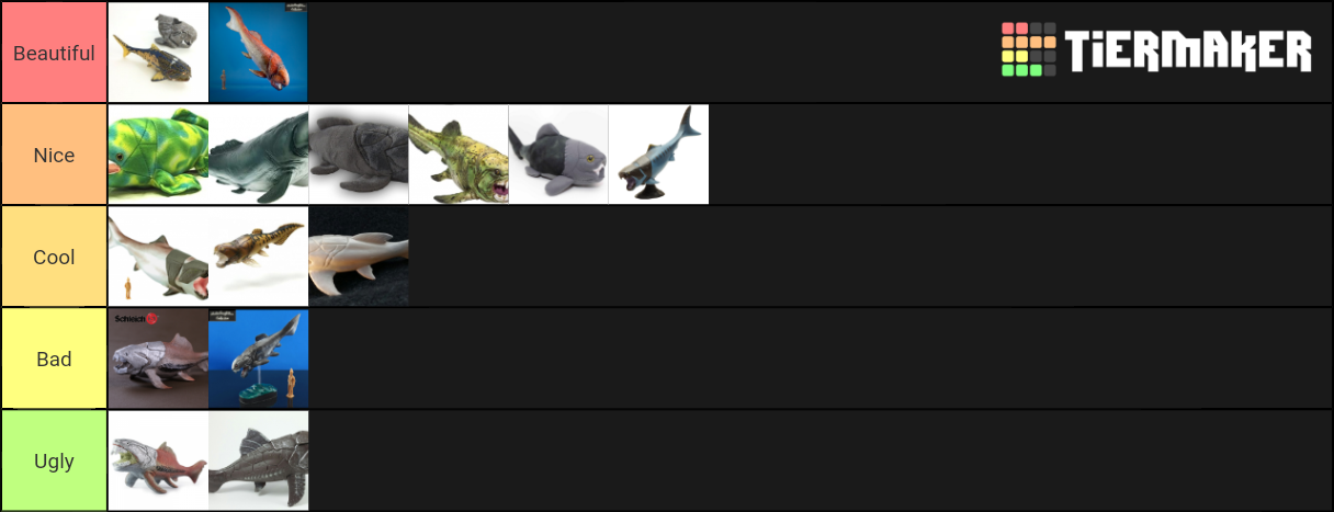 Dunkleosteus Figures ! Tier List (Community Rankings) - TierMaker