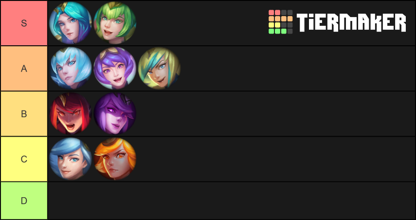 Elementalist Lux Tier List (Community Rankings) - TierMaker