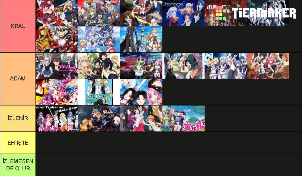 emir bey anime Tier List (Community Rankings) - TierMaker