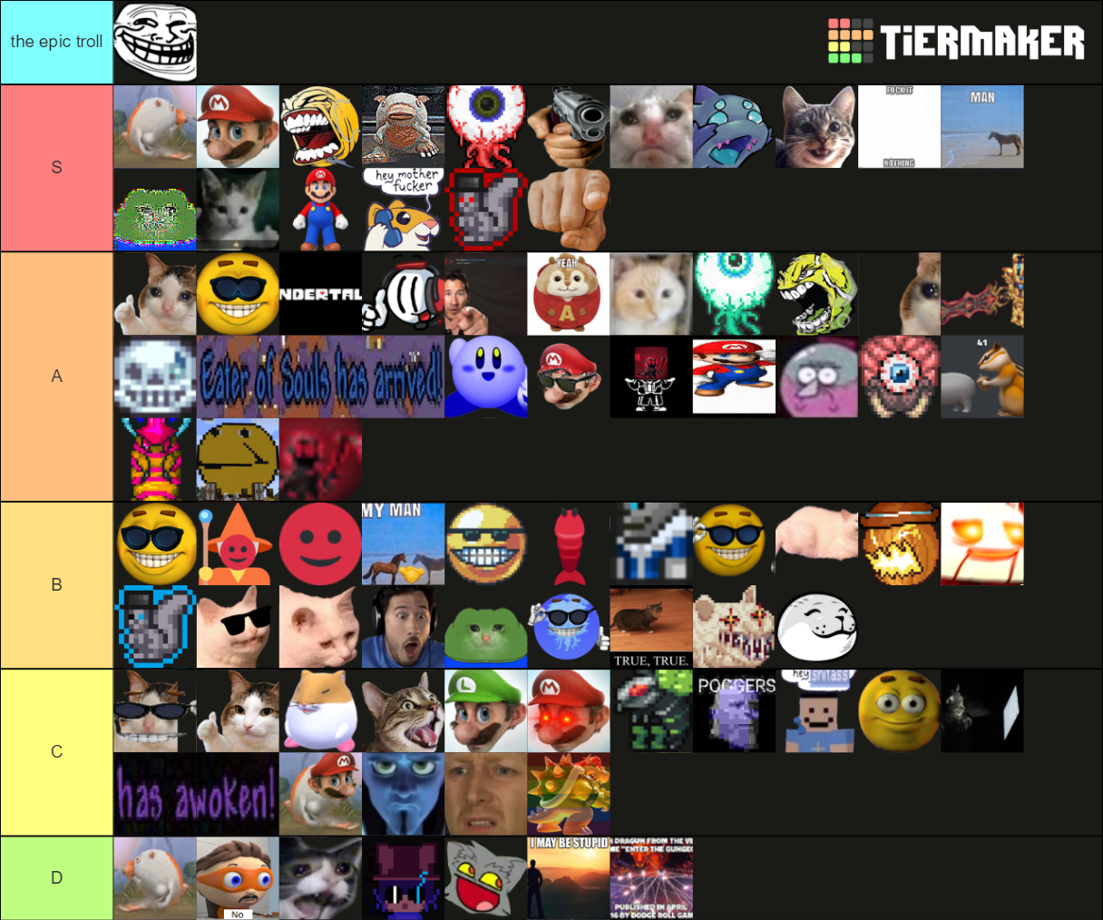 ench table emote Tier List (Community Rankings) - TierMaker