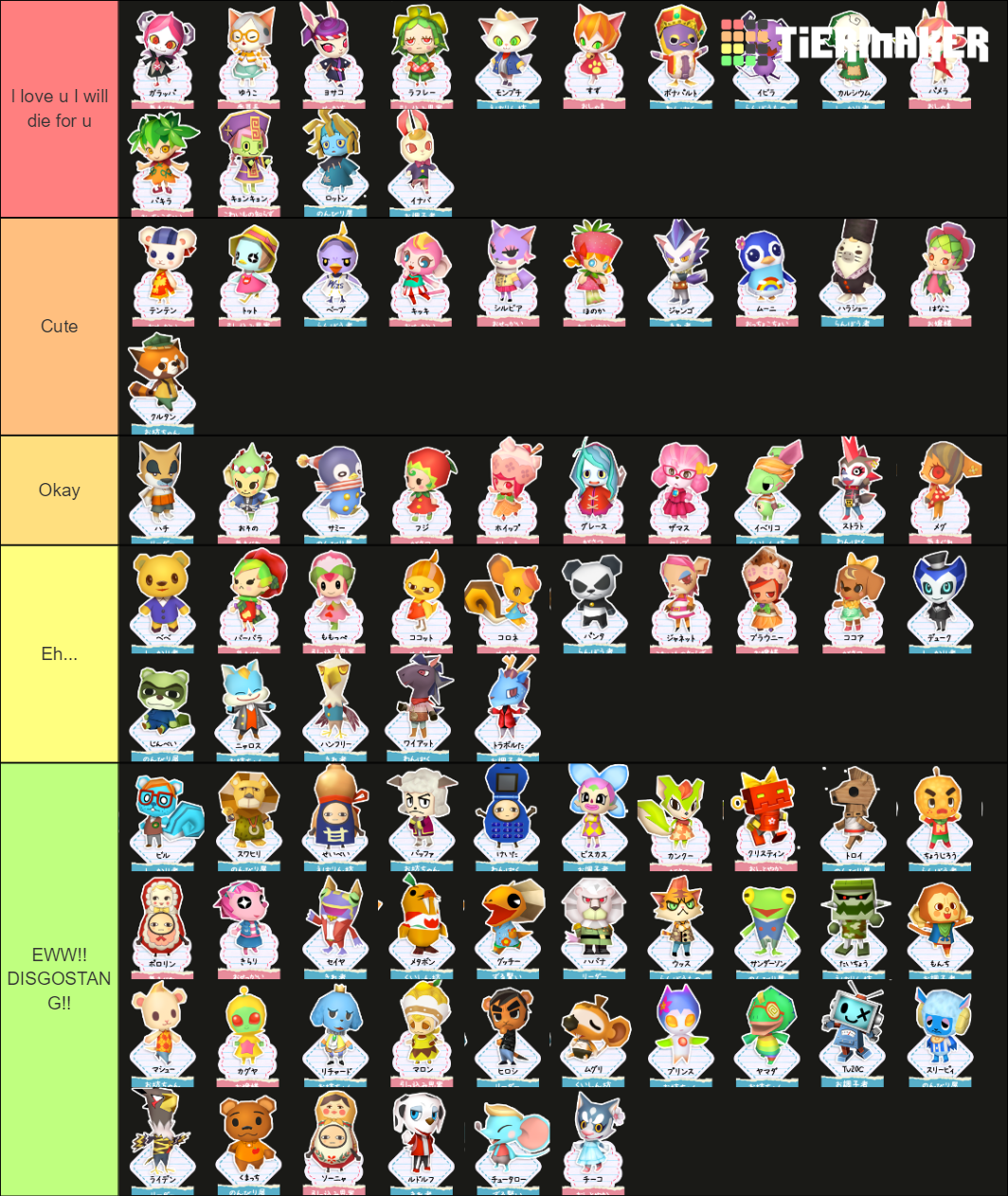 Enchanted Folk and the School of Wizardry characters Tier List ...