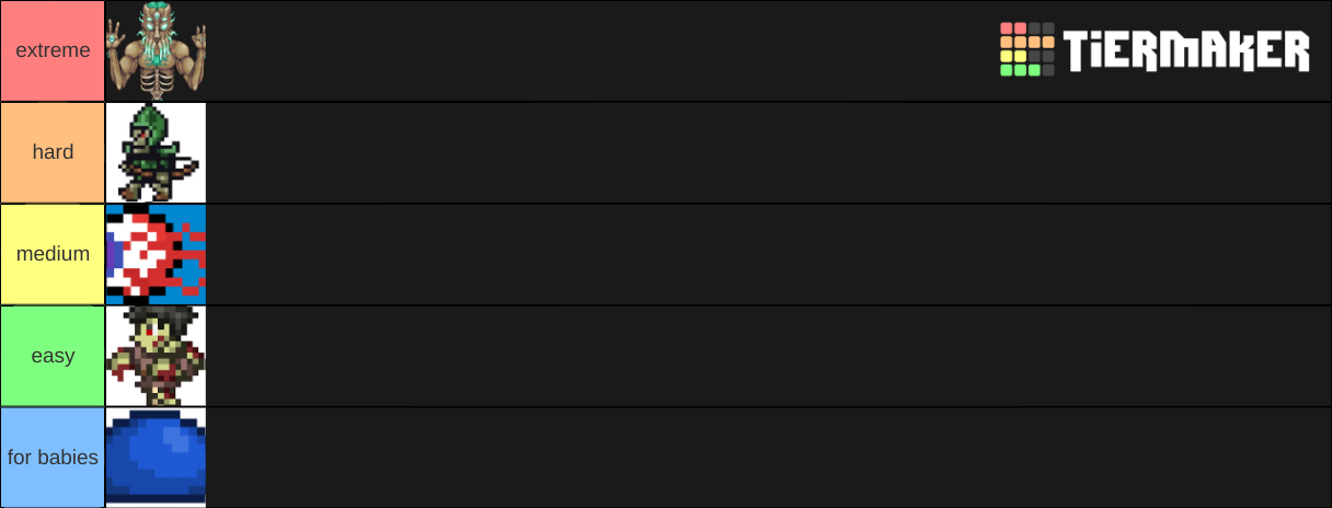enemies in terraria Tier List (Community Rankings) - TierMaker