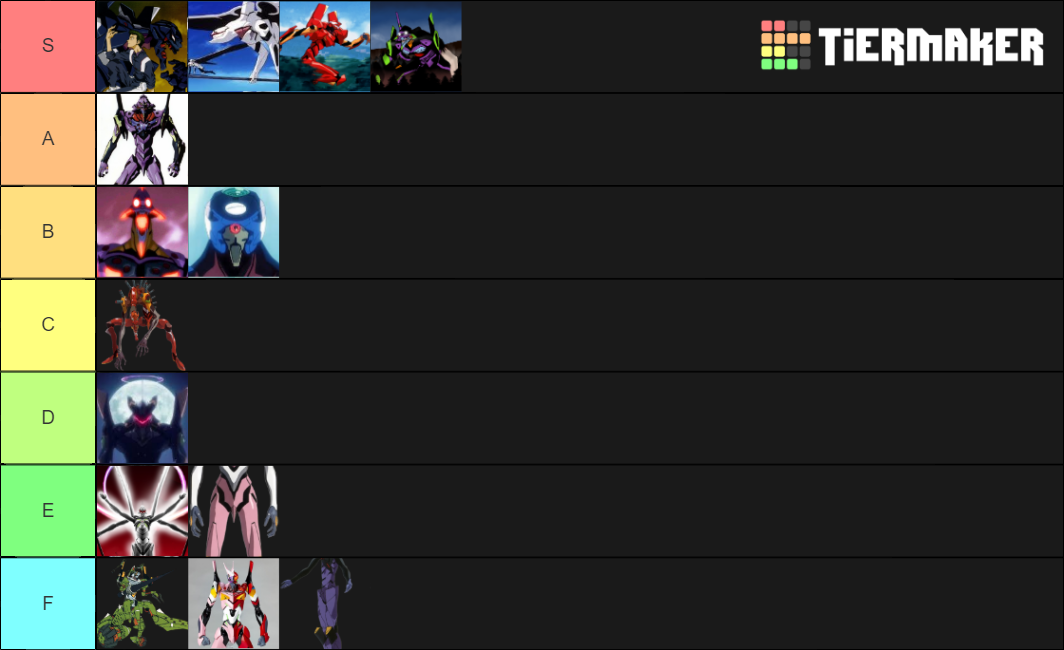 evangelion units Tier List (Community Rankings) - TierMaker