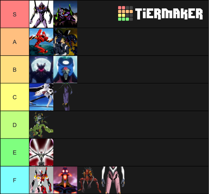 evangelion units Tier List (Community Rankings) - TierMaker