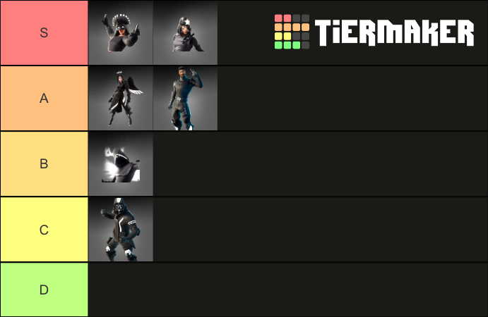 Every Fortnite Shadow Series Skin Up To Date As Of 7/12/20 Tier List ...
