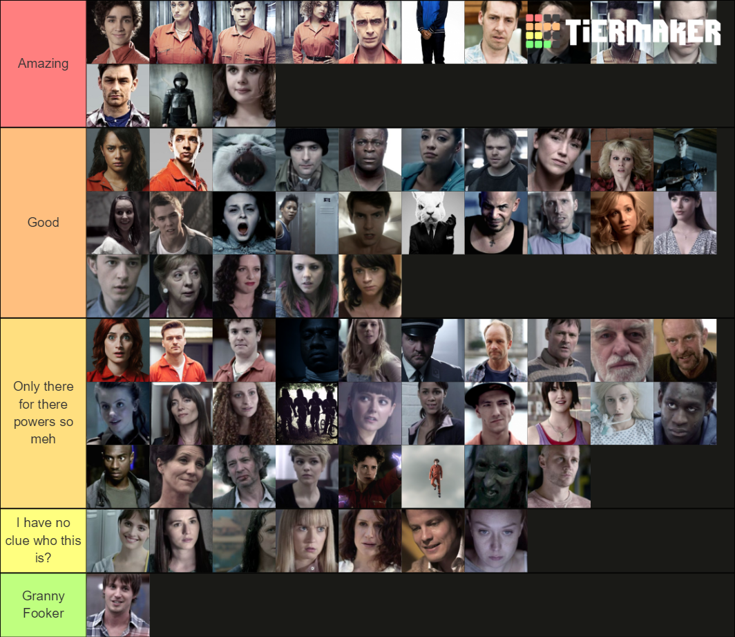 Every Misfits Character Tier List (Community Rankings) - TierMaker