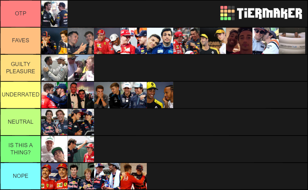 F1 SHIPS Tier List (Community Rankings) - TierMaker