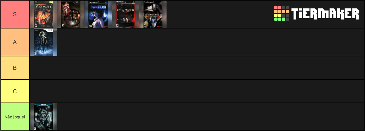Fatal Frame Games Tier List (Community Rankings) - TierMaker