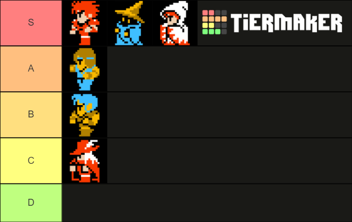 FF1 Classes Tier List (Community Rankings) - TierMaker
