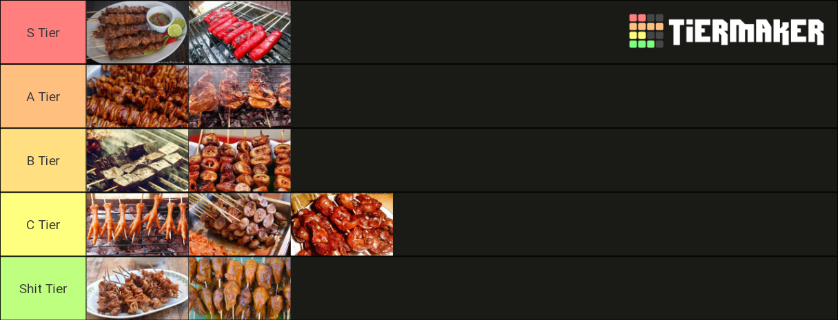 Filipino Ihaw-ihaw Tier List (Community Rankings) - TierMaker Filipino Ihaw-ihaw Tier List (Community Rankings) - TierMaker