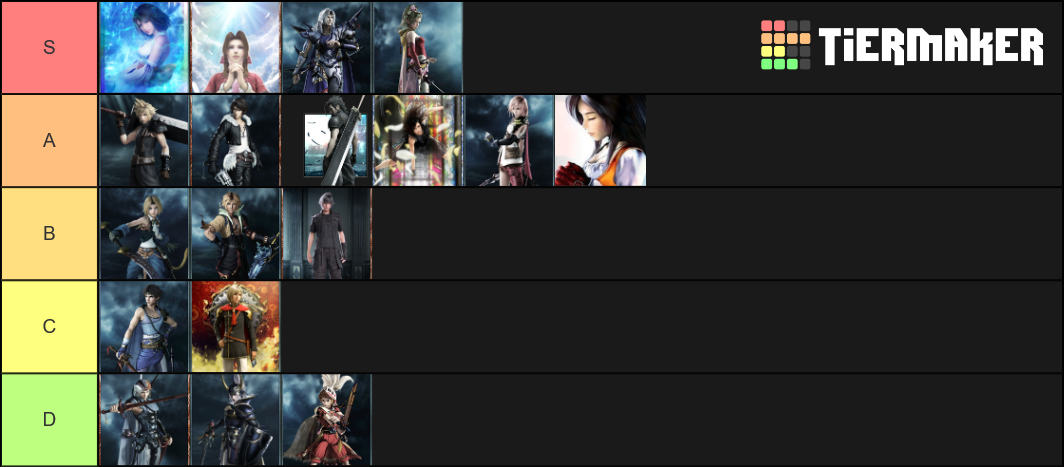 Final Fantasy Best Characters (Heroes) Tier List (Community Rankings ...