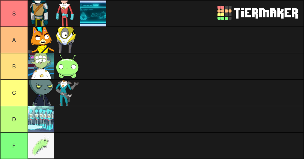 Final Space all characters Tier List (Community Rankings) - TierMaker