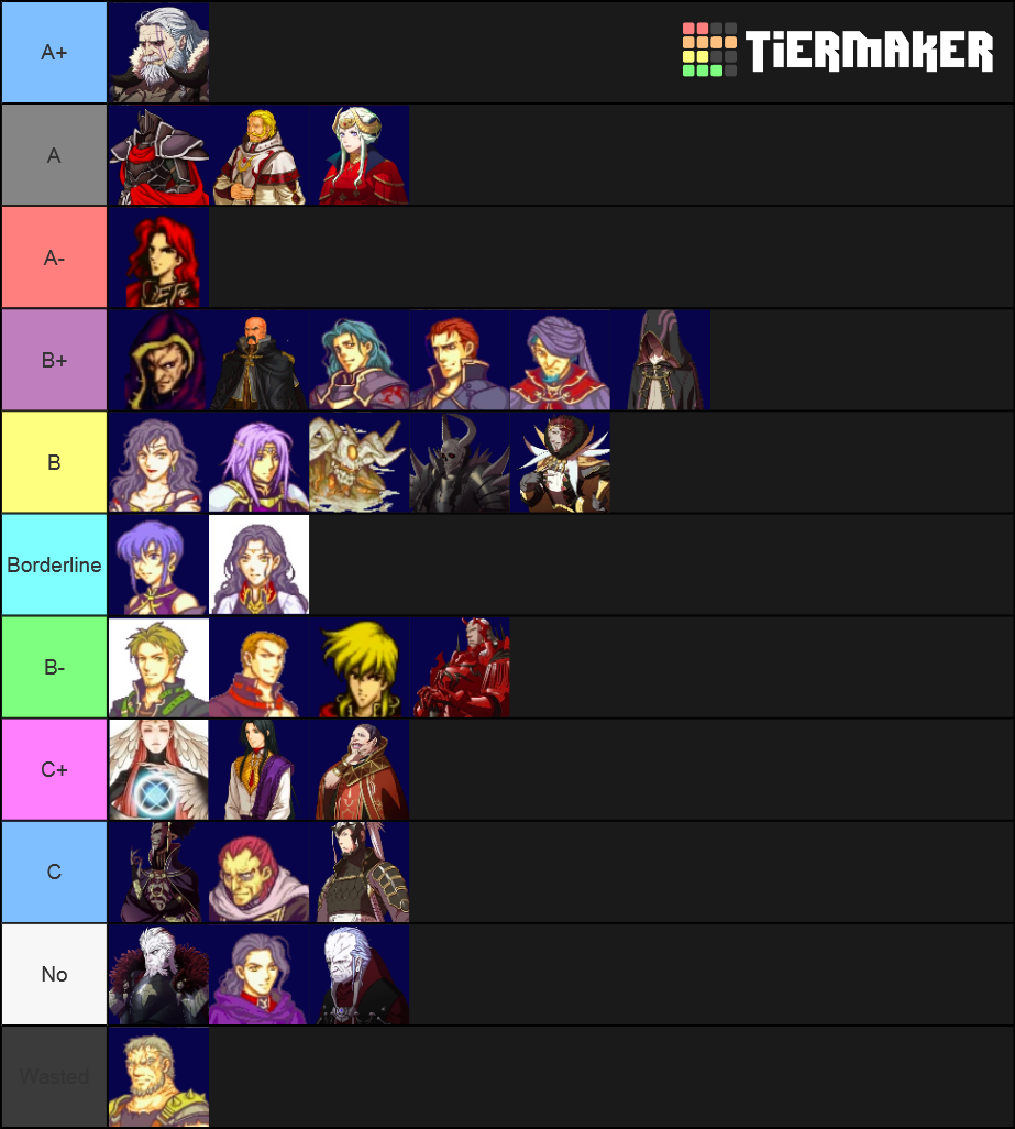 Fire Emblem Villains Tier List (Community Rankings) - TierMaker