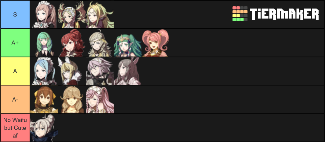 Fire Emblem Waifu Wars Tier List (Community Rankings) - TierMaker Fire Emblem Waifu Wars Tier List (Community Rankings) - TierMaker