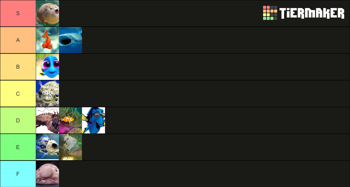 Fish Fish Tier List (Community Rankings) - TierMaker