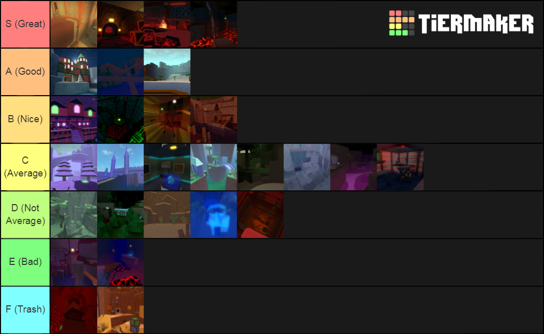 Flood Escape 2 All Map Tier List (Community Rankings) - TierMaker