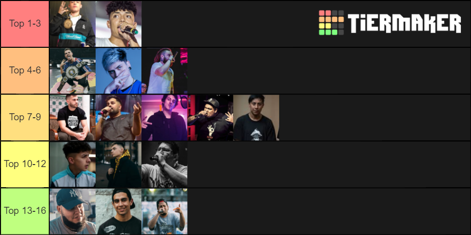Flow batallas de gallos Tier List (Community Rankings) - TierMaker