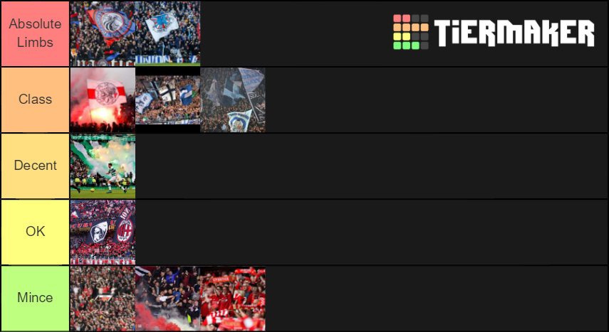 Football Ultras Tier List (Community Rankings) - TierMaker