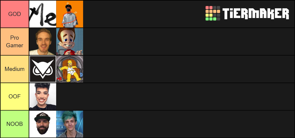 Gamer Tier List (Community Rankings) - TierMaker