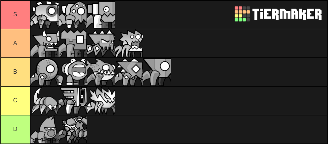 GD Spiders Tier List (Community Rankings) - TierMaker