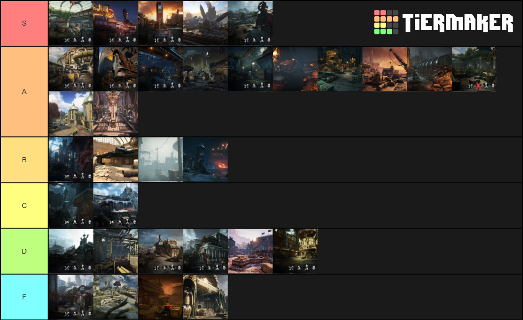 Gears of War 4 Maps Tier List (Community Rankings) - TierMaker