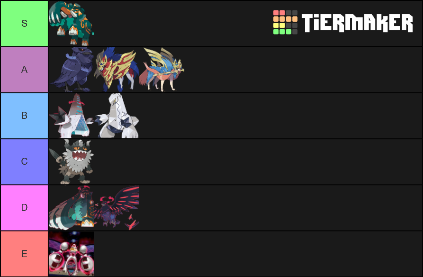 Gen 8 Steel Type Pokemon Tier List (Community Rankings) - TierMaker