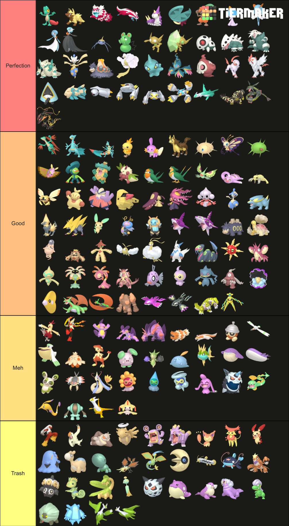 Generation III - Shiny Pokémon Tier List (Community Rankings) - TierMaker