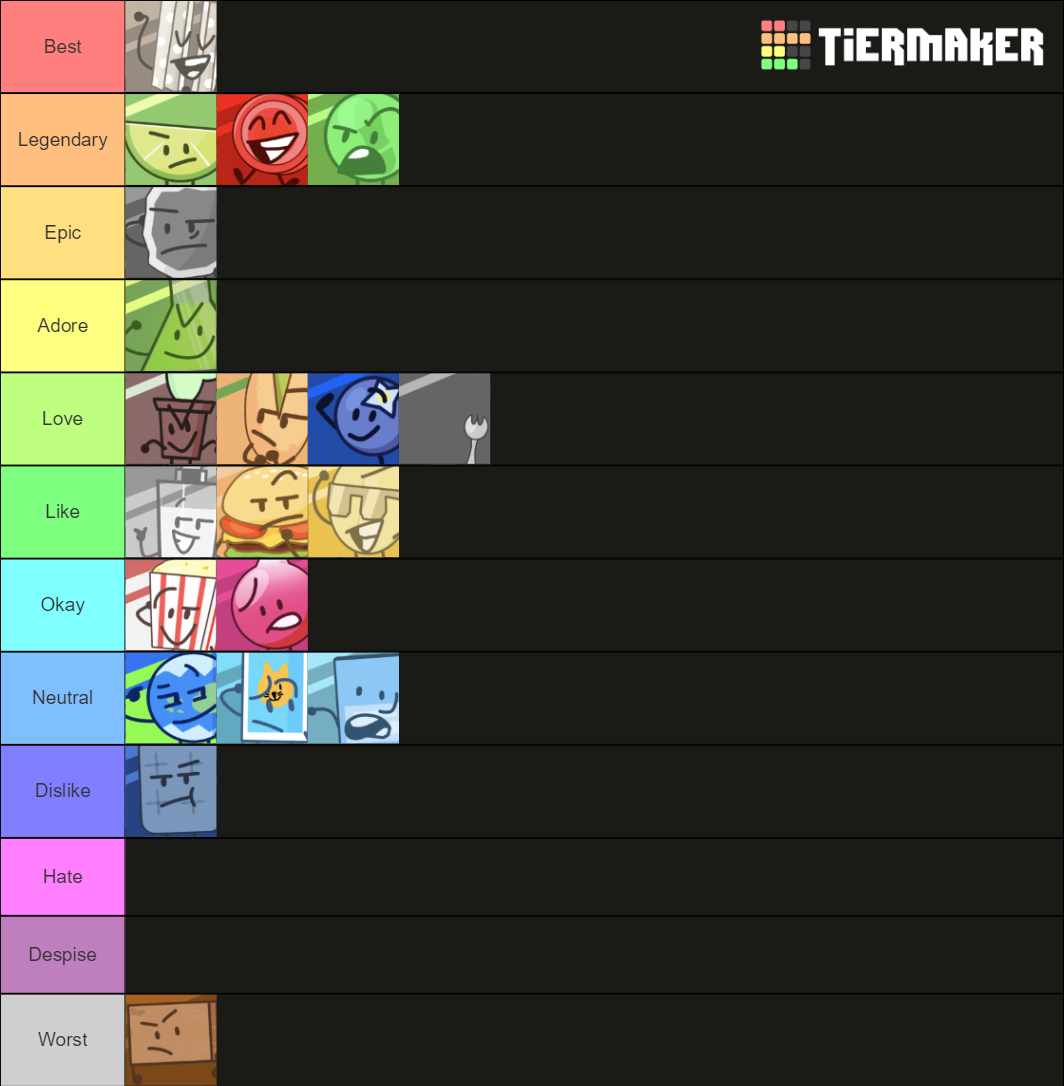 Generic Object Battle Revamped Tier List Community Rankings Tiermaker