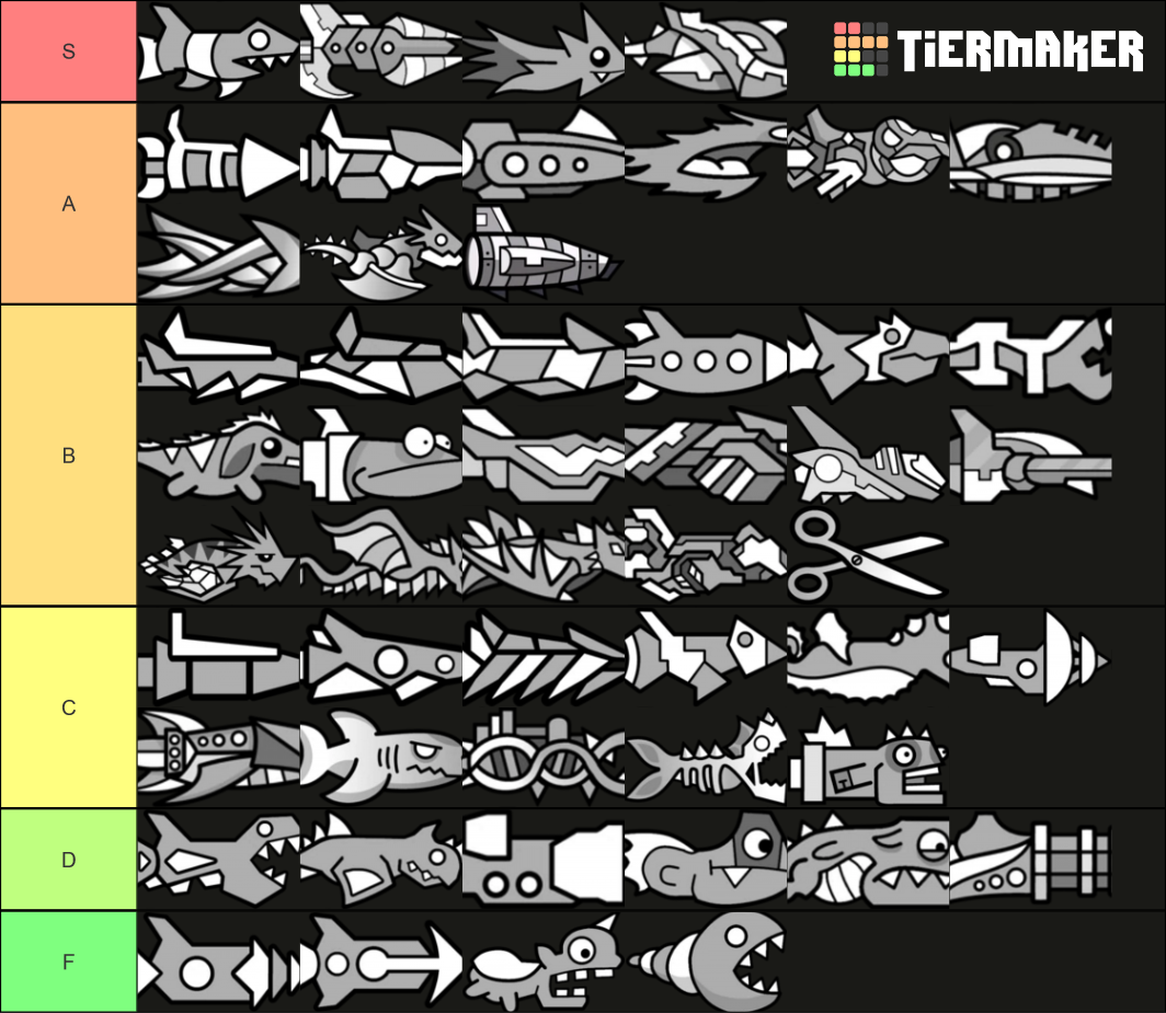Geometry Dash ship list (Tacts) Tier List (Community Rankings) - TierMaker