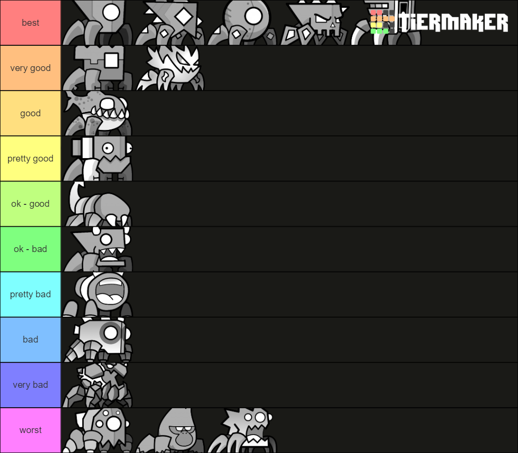 geometry dash spider #11 Tier List (Community Rankings) - TierMaker