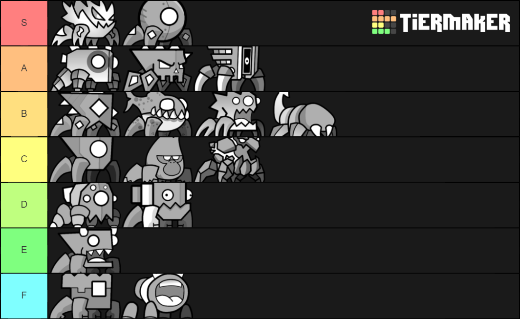 Geometry Dash Spiders Tier List (Community Rankings) - TierMaker