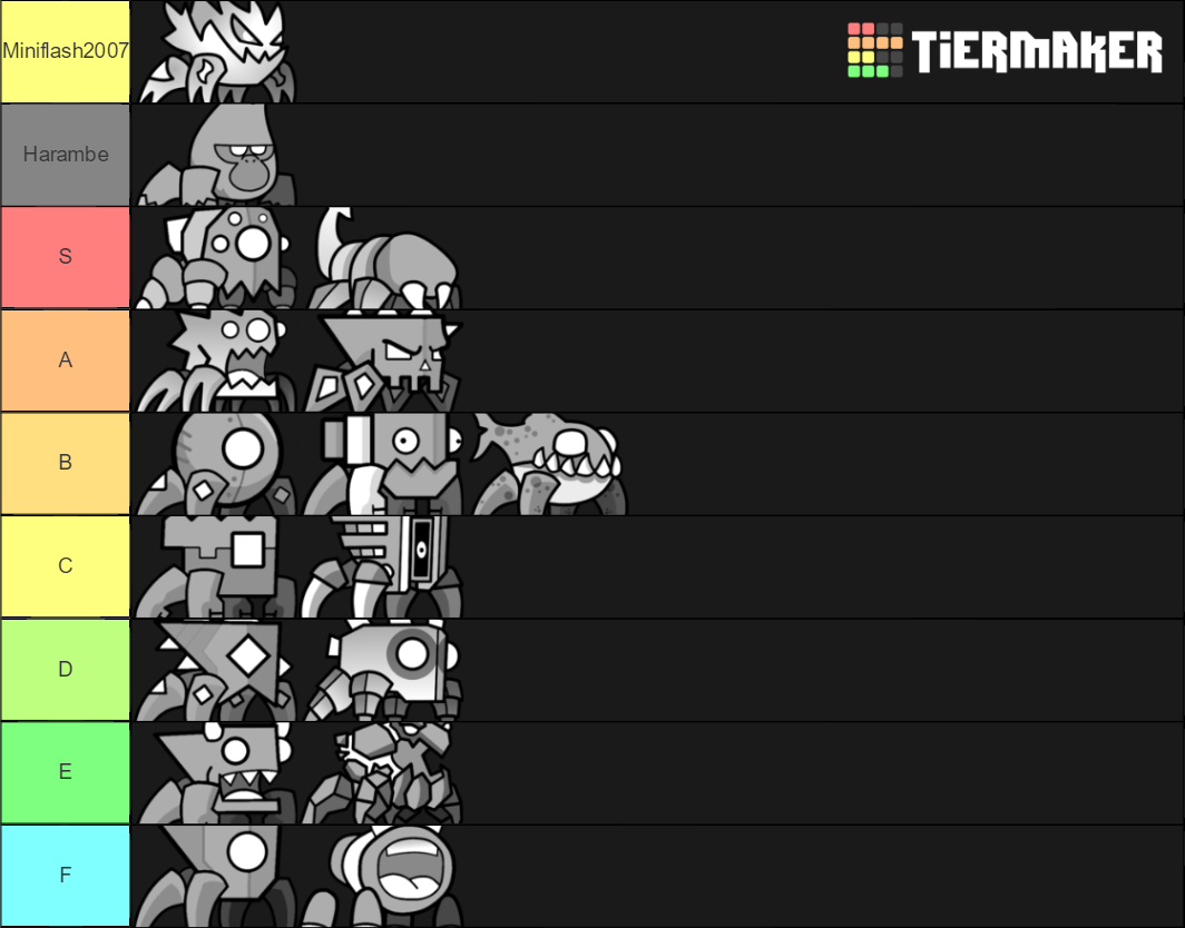 Geometry Dash Spiders Tier List (Community Rankings) - TierMaker