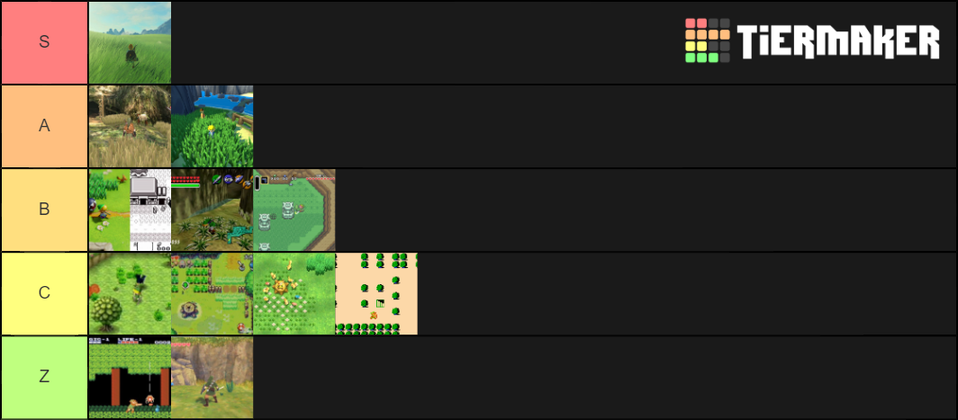 Grass from the legend of Zelda series Tier List (Community Rankings ...