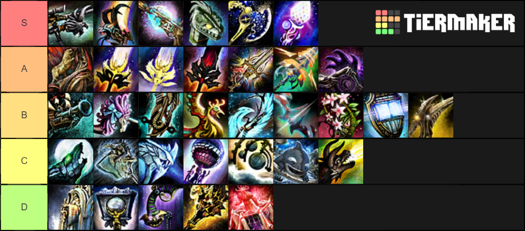 Guild Wars 2 Legendary Weapons Tier List (Community Rankings) - TierMaker