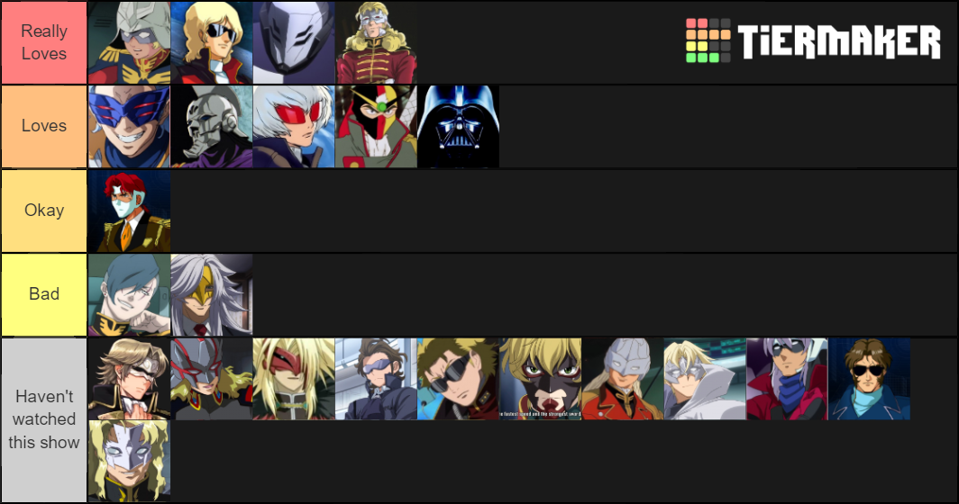 Gundam Char Clone Tier List (Community Rankings) - TierMaker